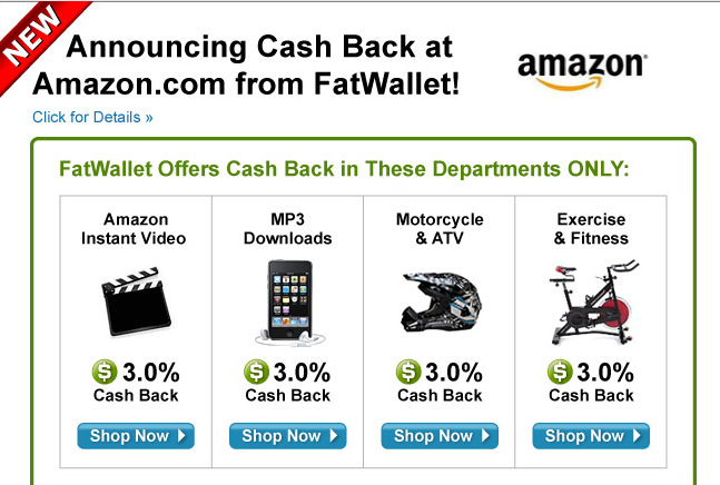 3% Cashback on Amazon through Fatwallet - Heels First Travel