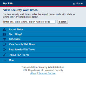 How to Check TSA Wait Times Before You Get to the Airport