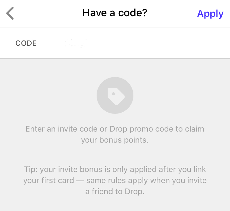 Drop enter code screen - Heels First Travel